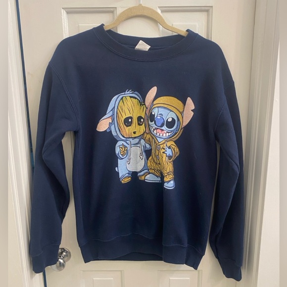 Sweaters | Stitch And Groot Crewneck | Poshmark